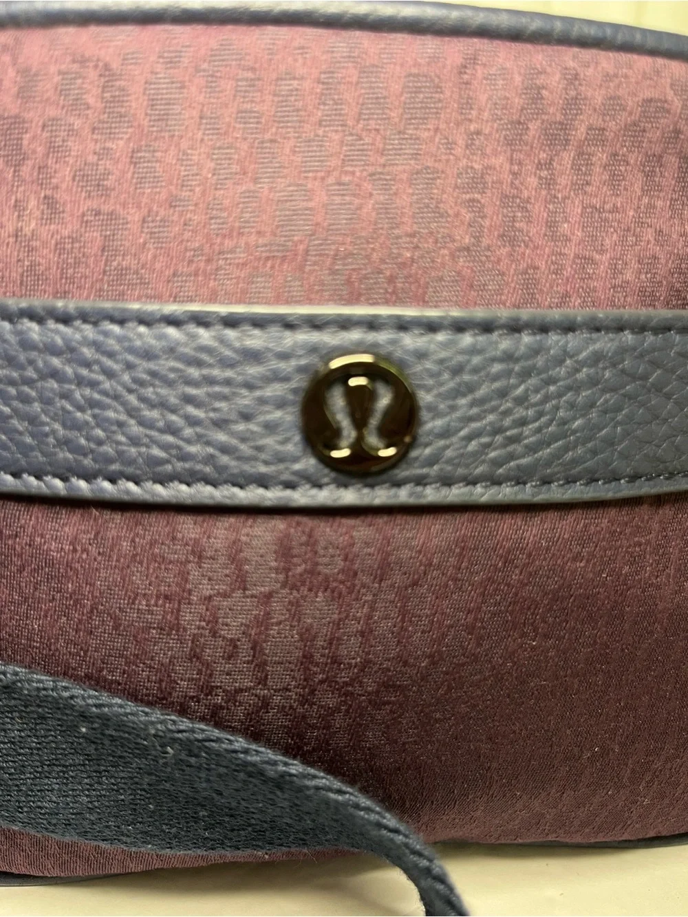 lululemon athletica | Bags | Lululemon Athletica Womens Plum And Navy ...